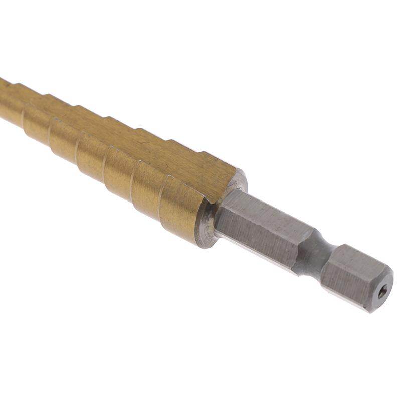 newdv2 3-12mm Coated Stepped Drill Bits Hex Handle Drill Bit Metal ...