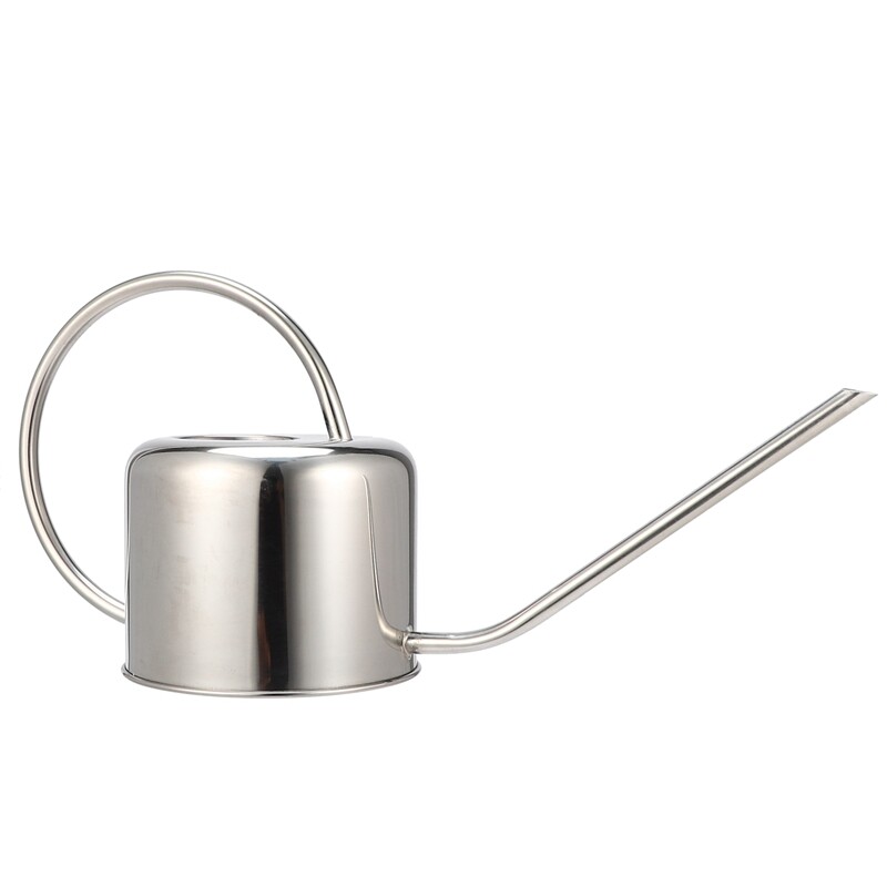 European Gardening Watering Can Pot Stainless Steel 900Ml Household ...