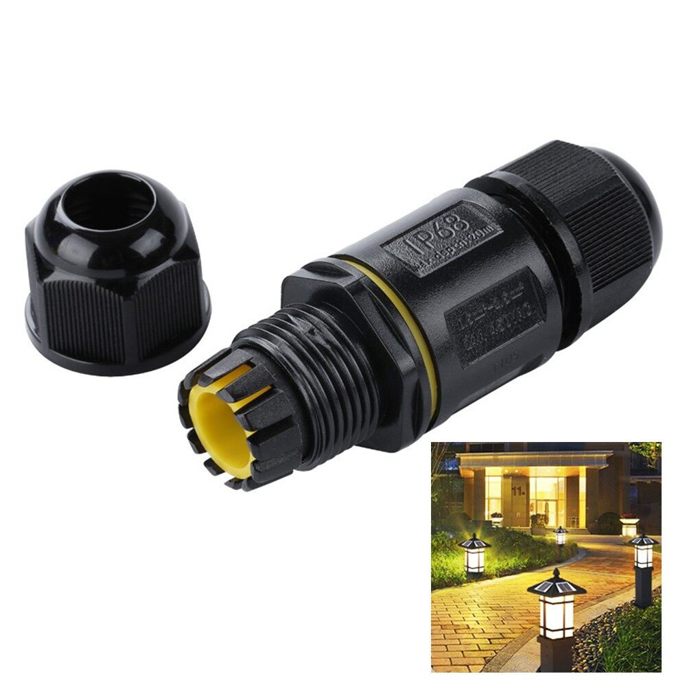 Toolstar Plastic Cable Socket Robust Housing Straight 3 Pin Line 3Pin ...