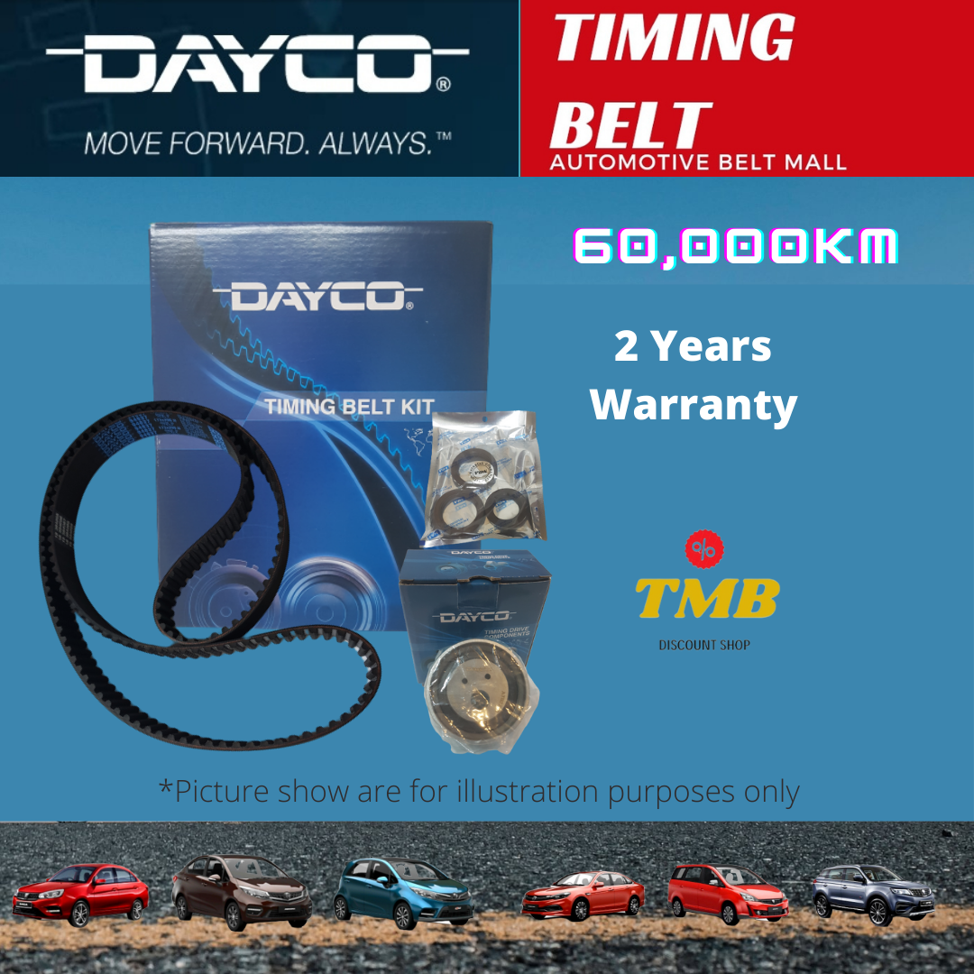 Proton Perdana V6 Eterna DAYCO ORIGINAL Timing Belt Kit Set (HNBR) (2 ...