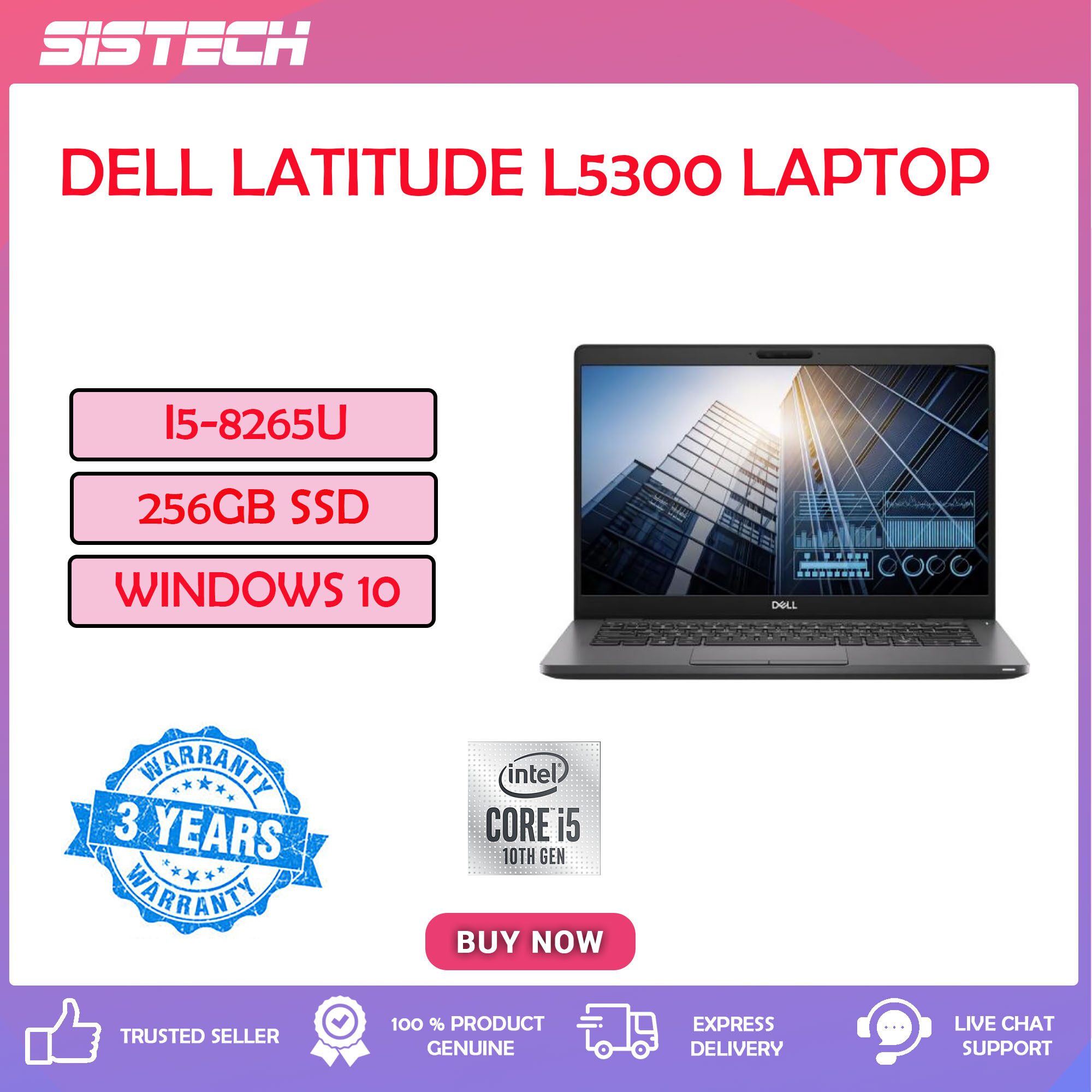 Dell Latitude 5300 Price in Malaysia & Specs - RM3386 | TechNave
