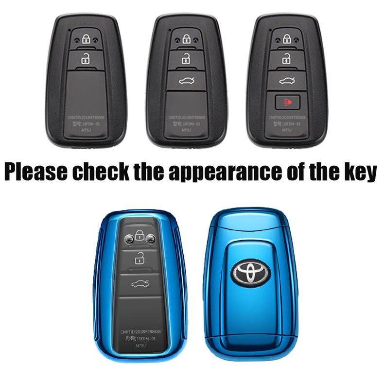 Zobig รถ Key FOB ปกกรณีสำหรับโตโยต้า CHR C-HR Camry Prius Prado 2016 ...