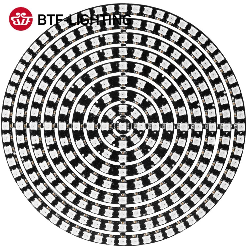 Ws2812b Diy Rgb Led 37ถึง241พิกเซล Ws2812รอบโมดูล Sk6812 5050 Rgb ติดตั้งในตัว Addressing Dc5v