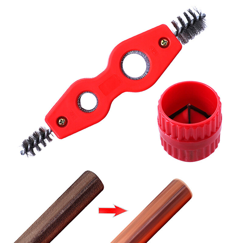 【DONGLONG】Copper Tubing Brush Pipe Deburring Brush Cleaner Tool Pipe ...