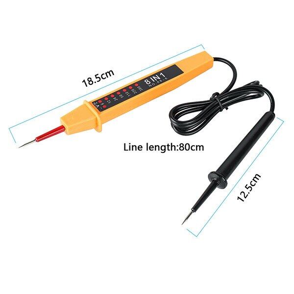 8 In 1 6-380V Voltage Tester Pen Polarity Current Tester Voltage AC/DC ...
