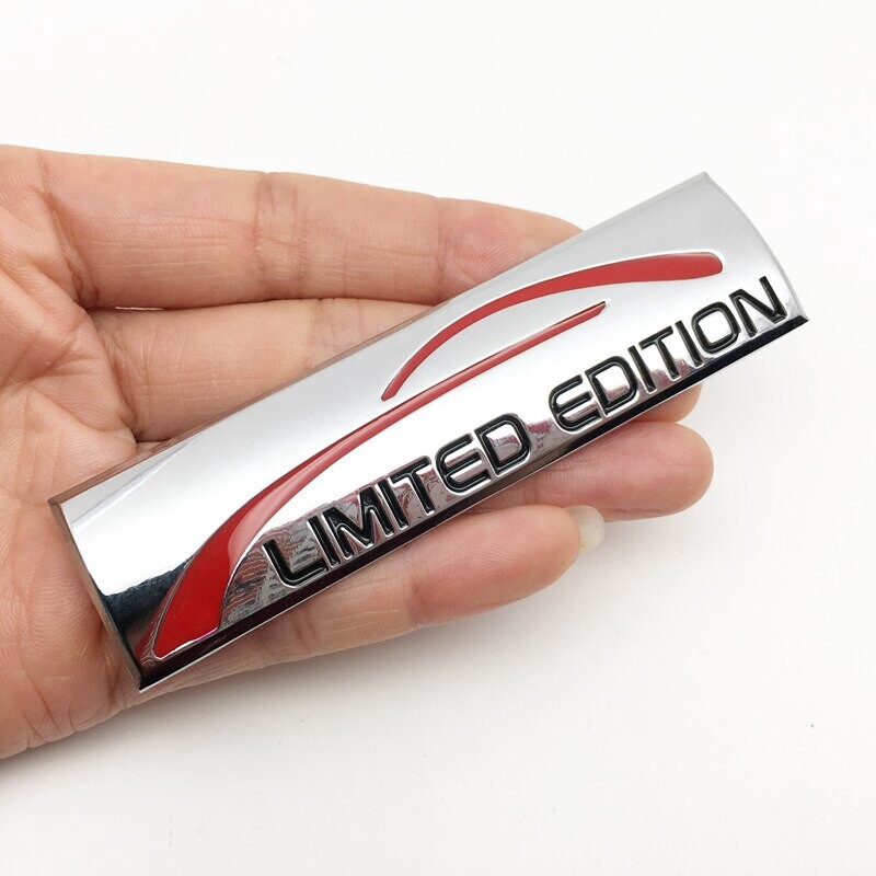 NEW Car styling 3D Metal Car Sticker Chrome Limited Edition Logo ...