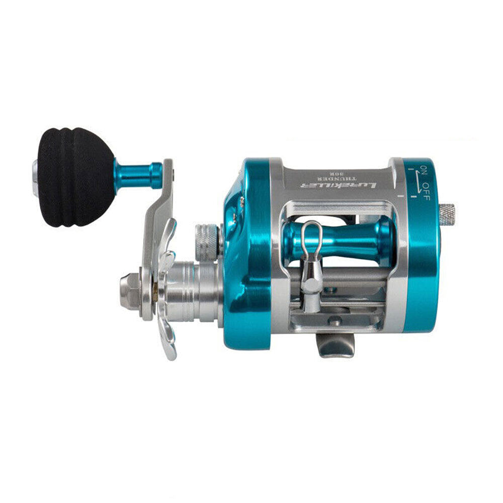 【TRAINFIS】Full Metal Trolling Saltwater Reel 12kg Drag 30R Slow Jigging ...