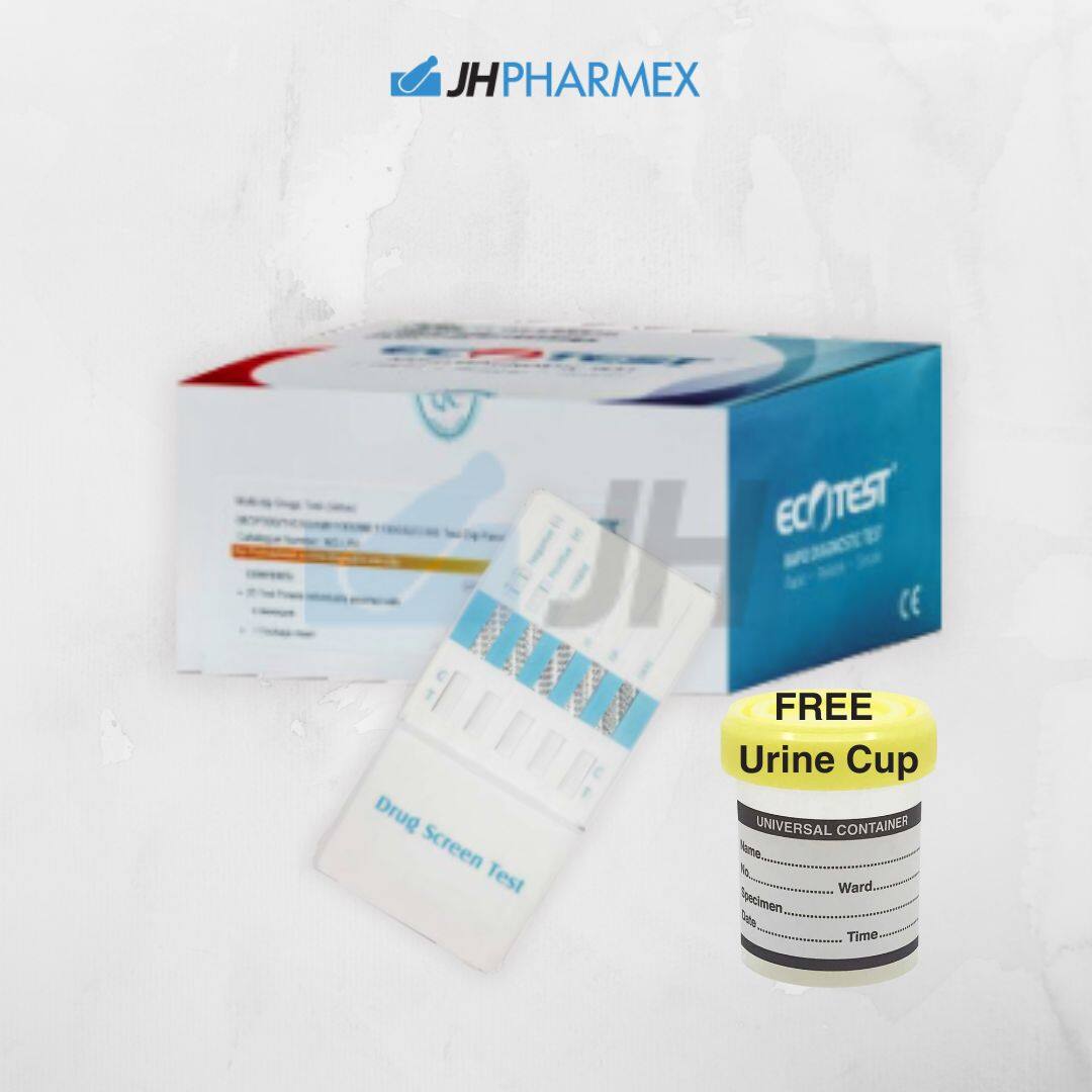 Ecotest Urine Drug Abuse Test Card - 5 in 1 (1 set ) | Lazada