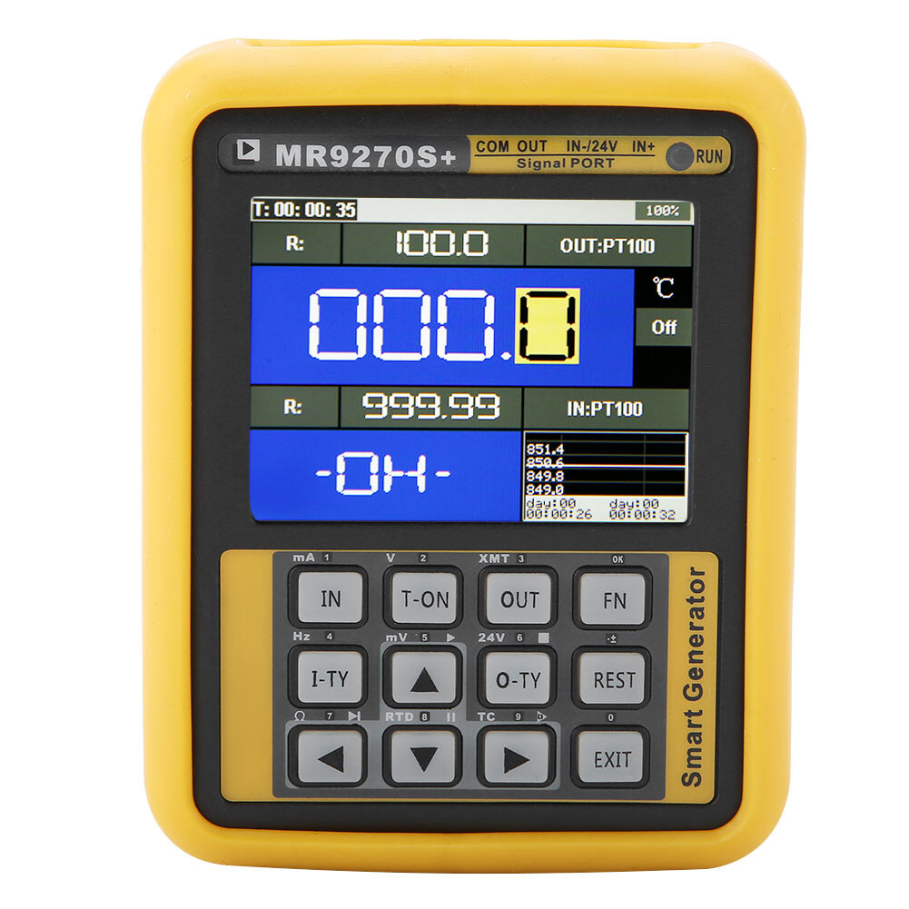 MR9270S+ 4‑20mA Signal Generator Calibration Current Voltage Thermocouple AC100‑240V European ...