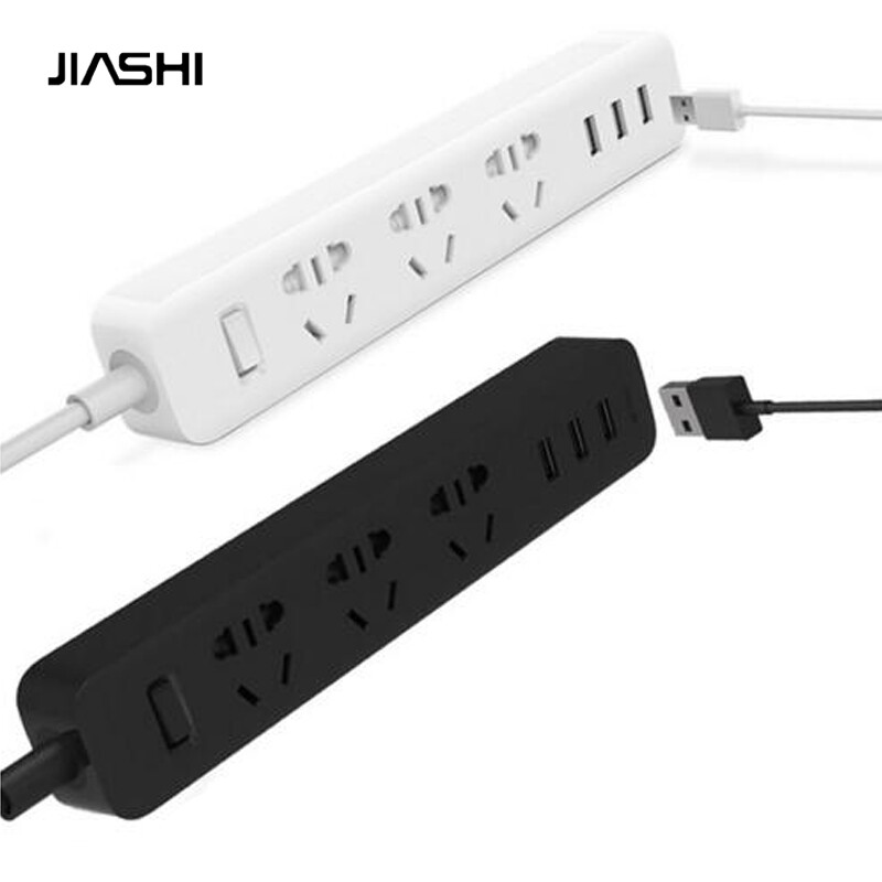 JIASHI millet power strip Smart socket strip with usb charging Independent switch dormitory ...