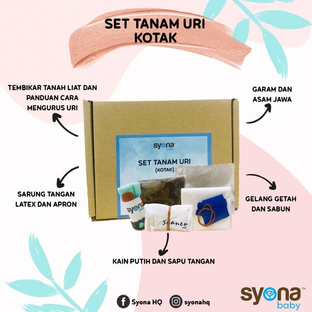 SET TANAM URI BAYI BARU LAHIR URUS URI DENGAN MUDAH | Lazada