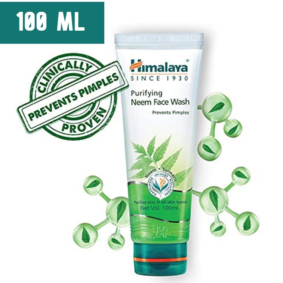 Himalaya Neem Face Wash Pencuci Muka Daun Semambu Neem Eliminates ...
