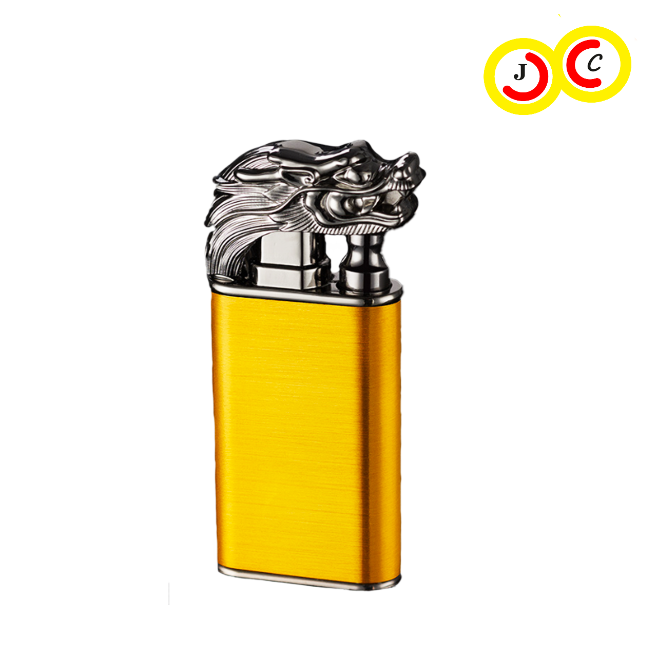 Lighter Dual Flame Dragon Head Jet Windproof Flame Normal Flame Metal ...