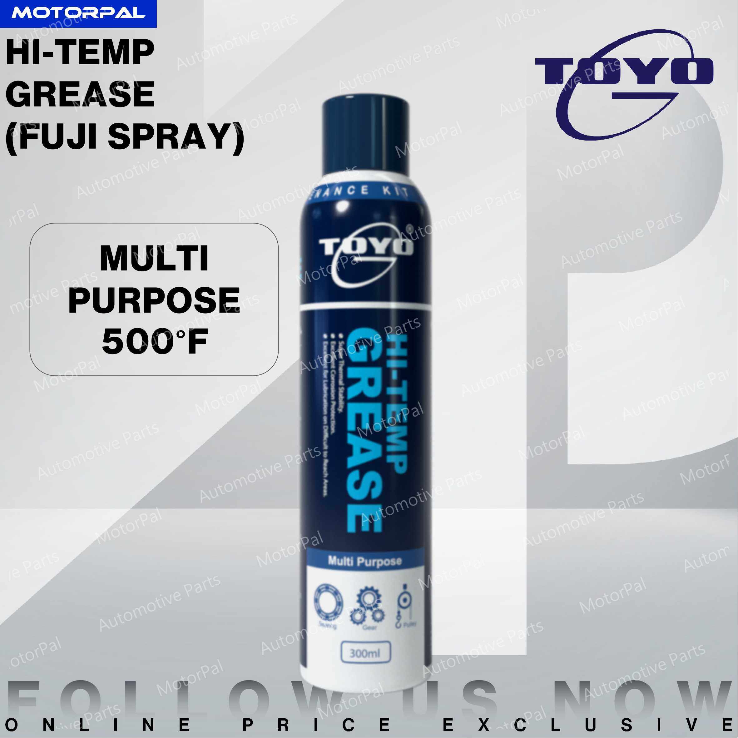 TOYO HI TEMP SILICONE FUJI SPRAY GREASE | Lazada