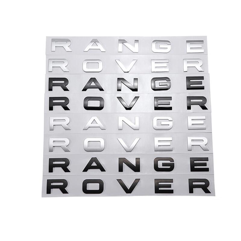 3D Letter Car Hood Bonnet Cover Emblem For Land Rover Range Rover Velar ...