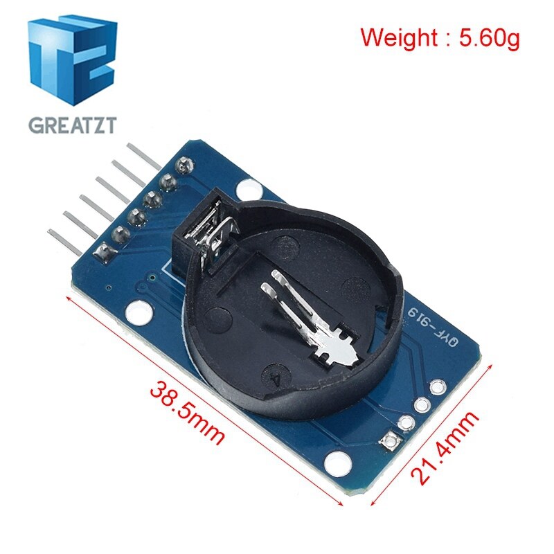 HOT】 DS3231 AT24C32 IIC ความแม่นยำ RTC Real Time นาฬิกาโมดูลหน่วยความจำ ...