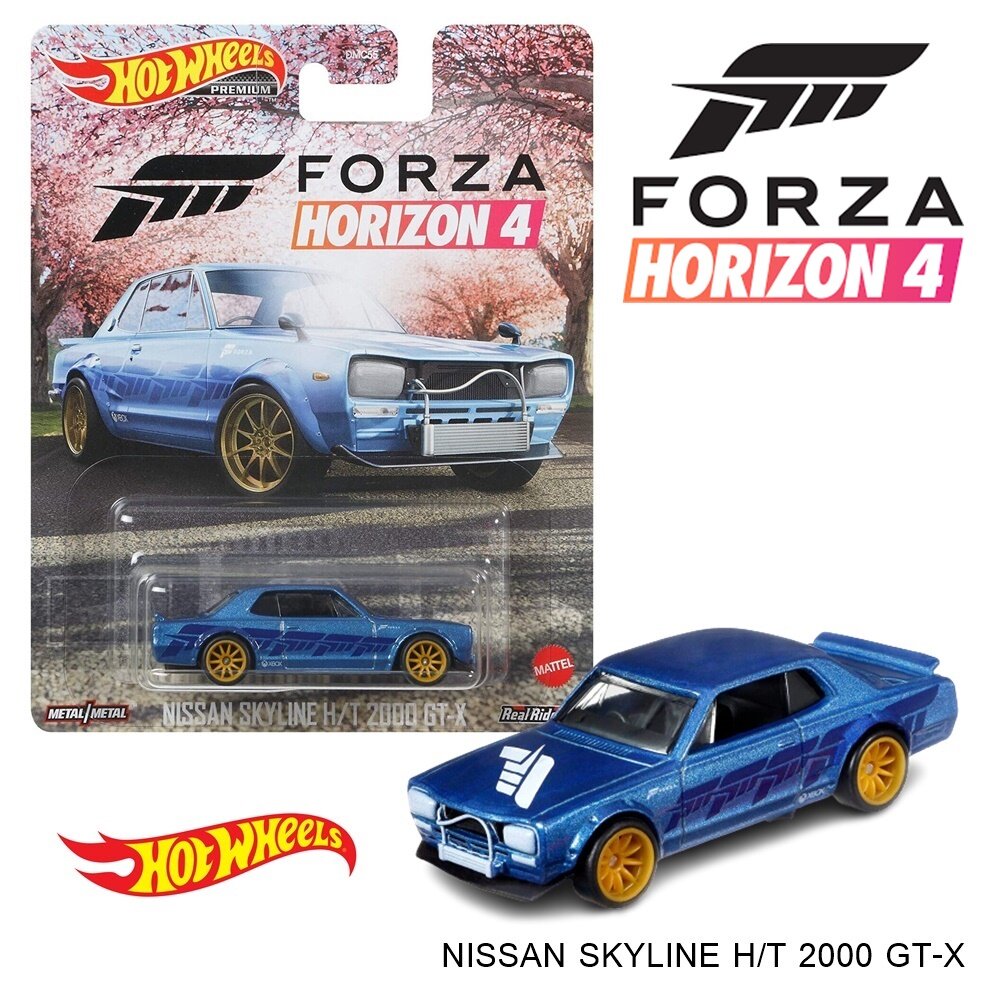 โมเดลรถเหล็ก HOT WHEELS รุ่น NISSAN SKYLINE HT 2000 GTX FORZA HORIZON 4 ...