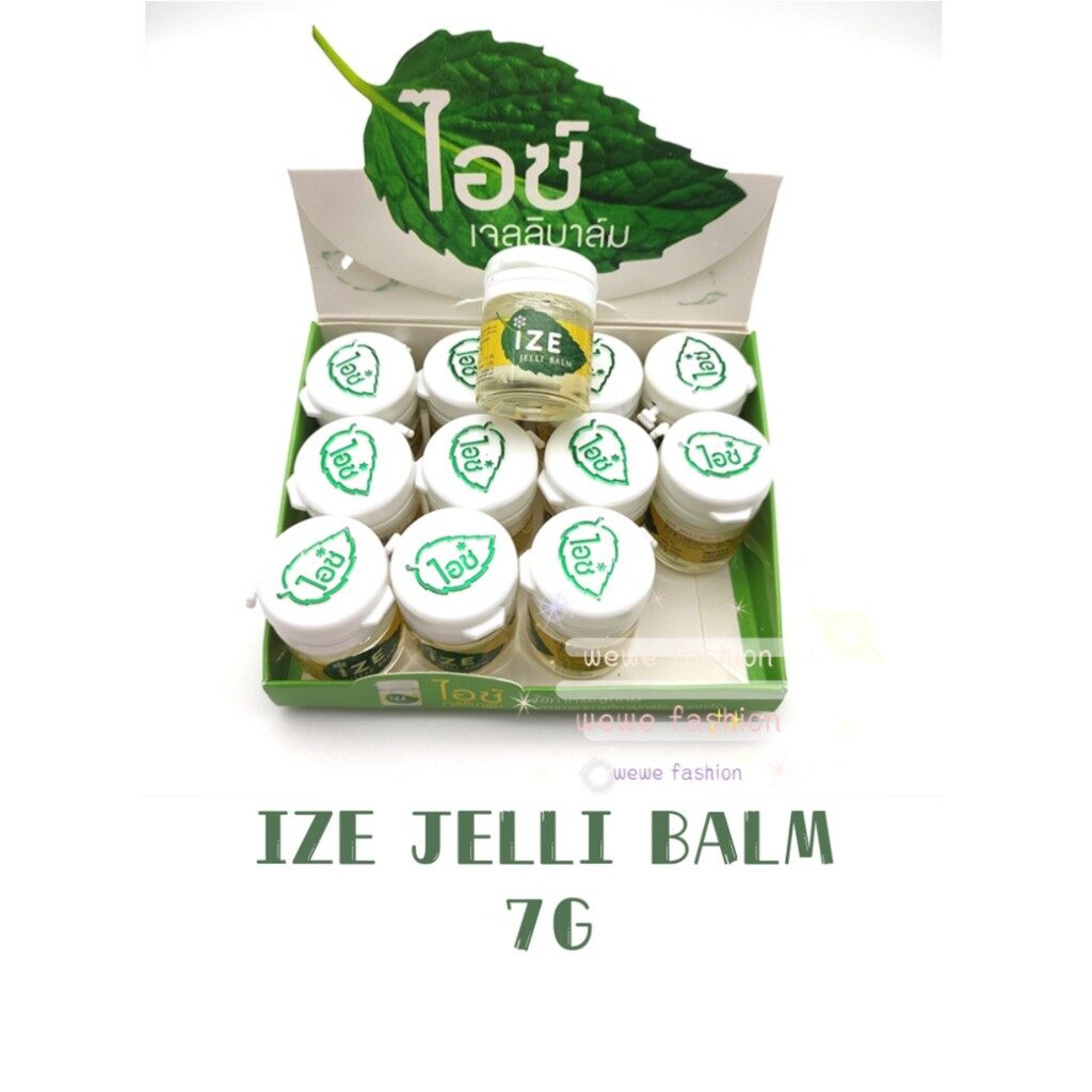 READY STOCK!!! IZE JELLI BALM 7g 清凉油薄荷膏 Original Thailand | Lazada