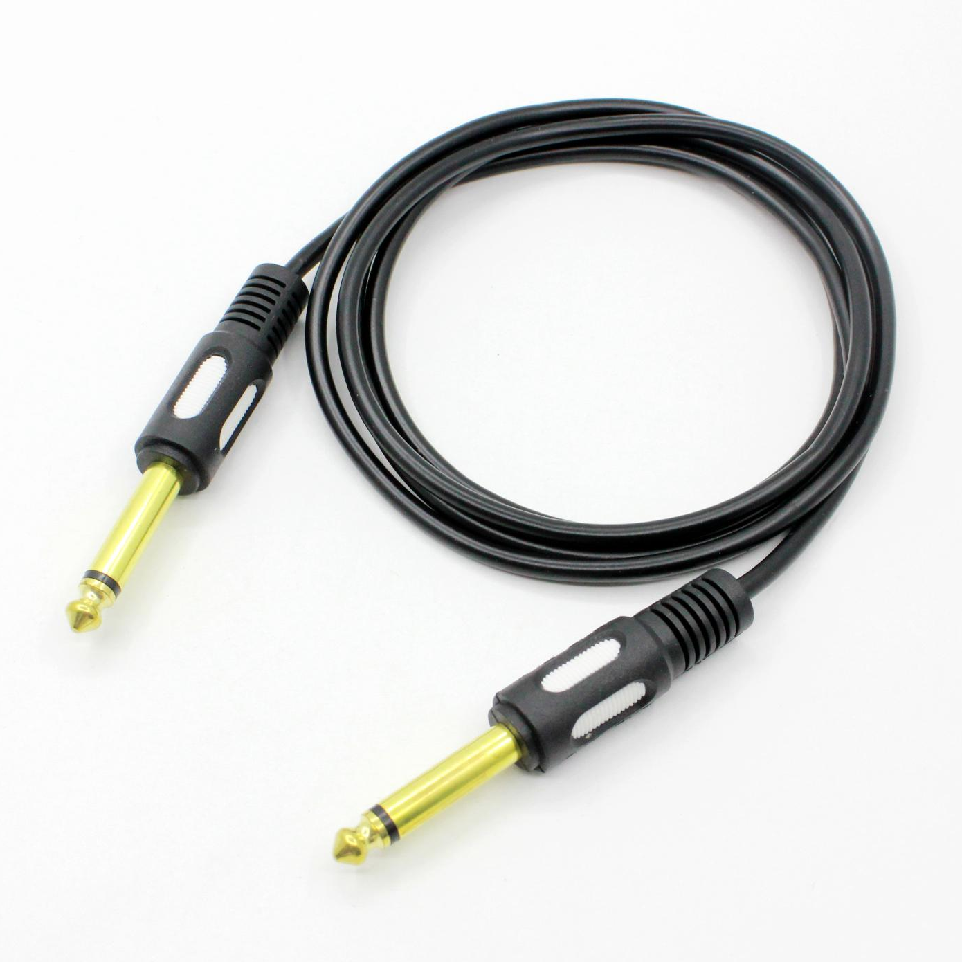 【1.5m/3m/5m/10m】6.35mm Jack To 6.35mm 1/4" Microphone Cable Guitar cord Mono Audio Aux Cable ...
