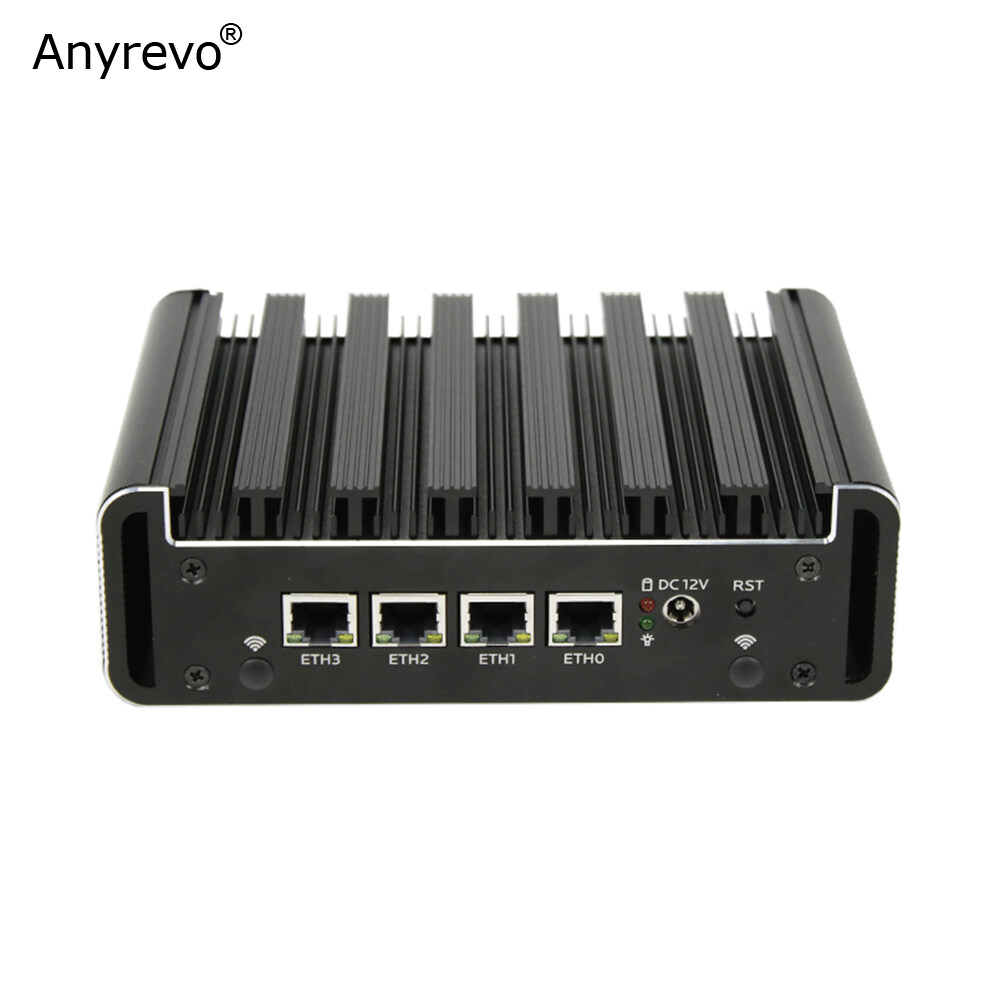 Fanless Soft Router Intel Celeron N2940 Quad Core Mini PC with VGA HDMI ...