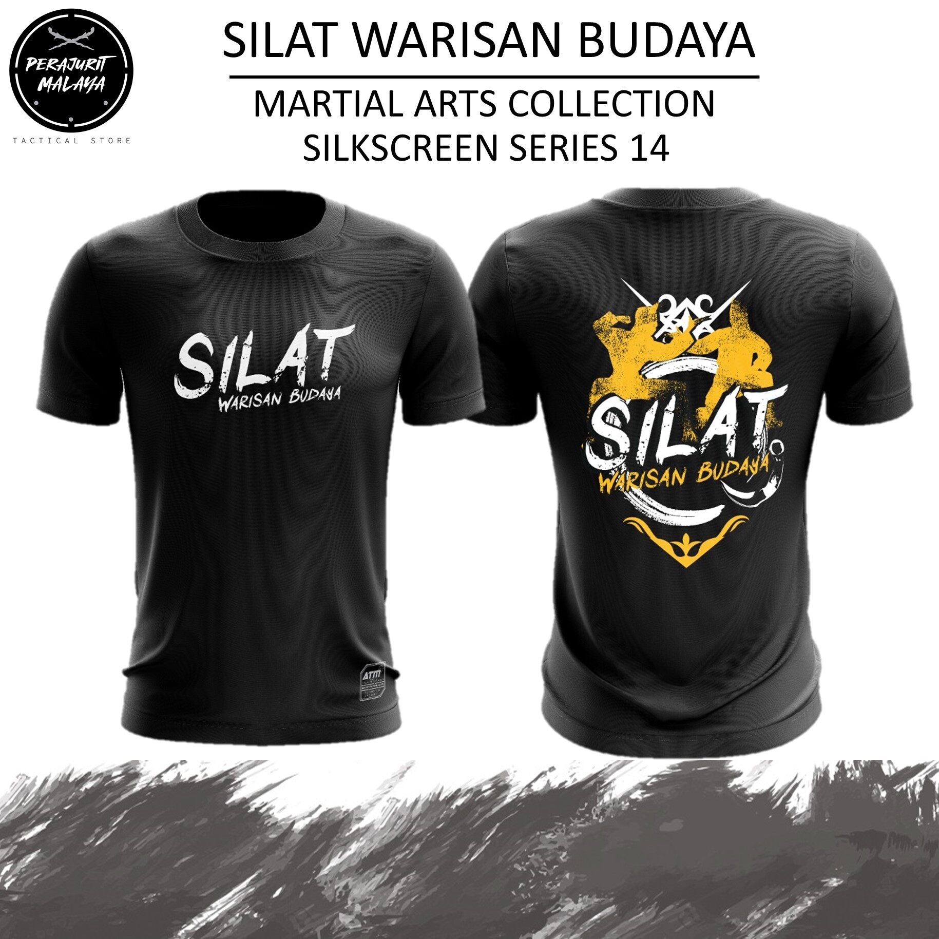 🔥Promosi hebat🔥Microfiber eyelet silkscreen silat warisan budaya unisex ...