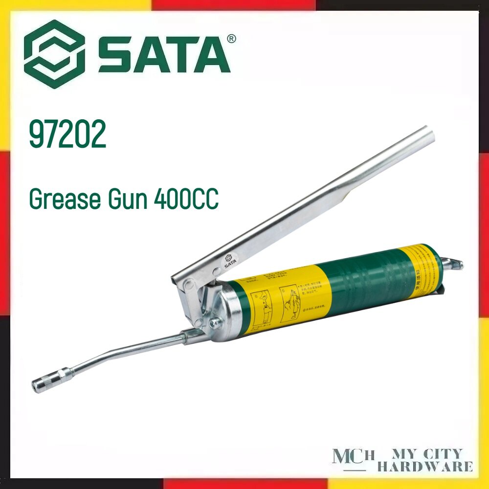 Sata 97202 400cc Hand-Operated Grease Gun | Lazada