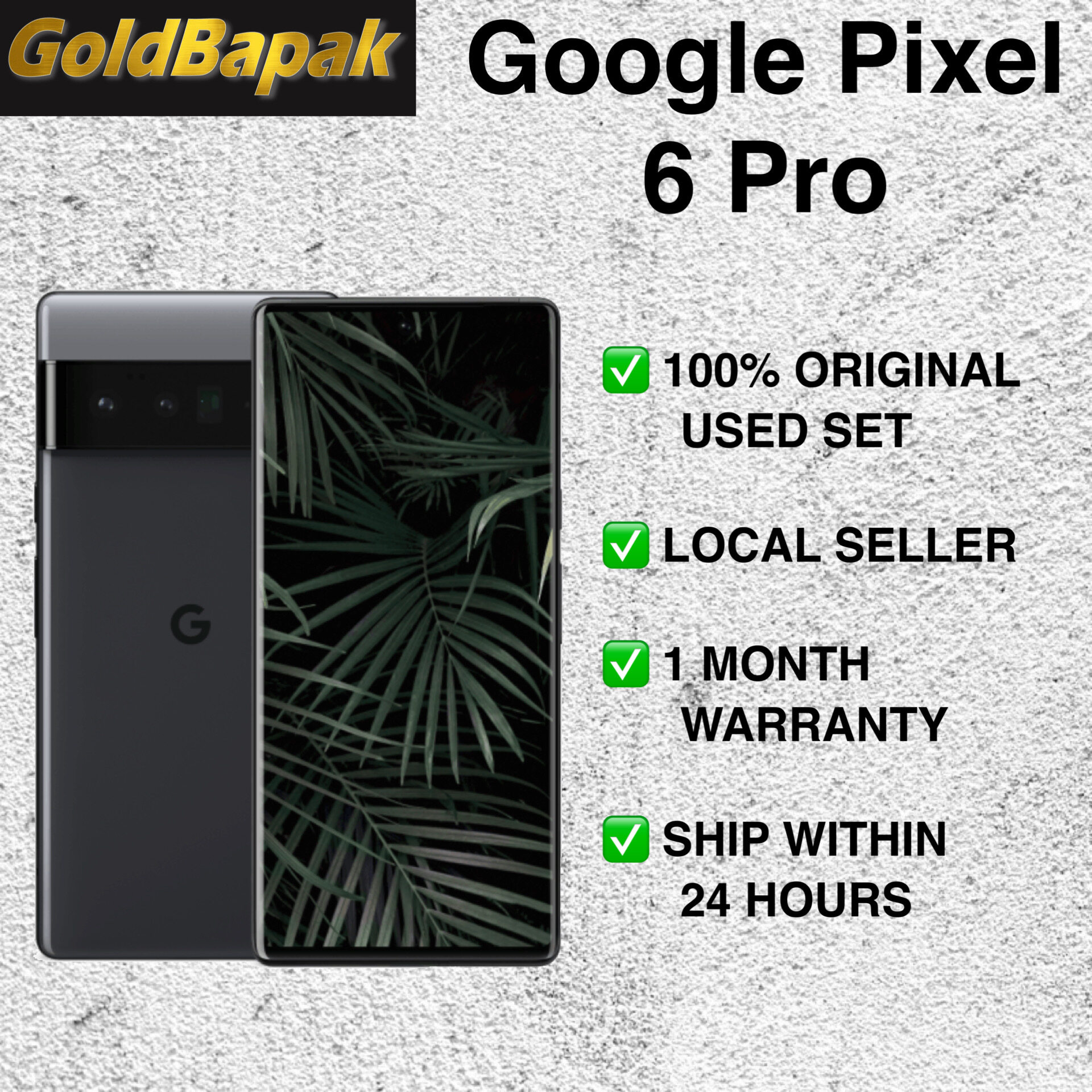 Google Pixel 6 Pro 12GB Ram 128GB Rom | Lazada