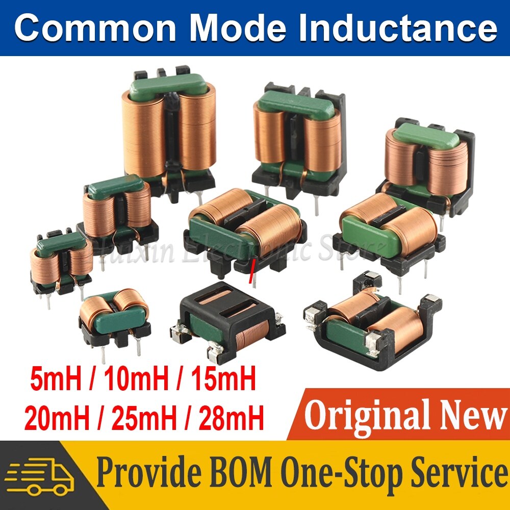 [HOT NO.1 LIZHWGSH 510] 2Pcs Common Mode Inductance Inductor High Current Flat Copper Wire ...