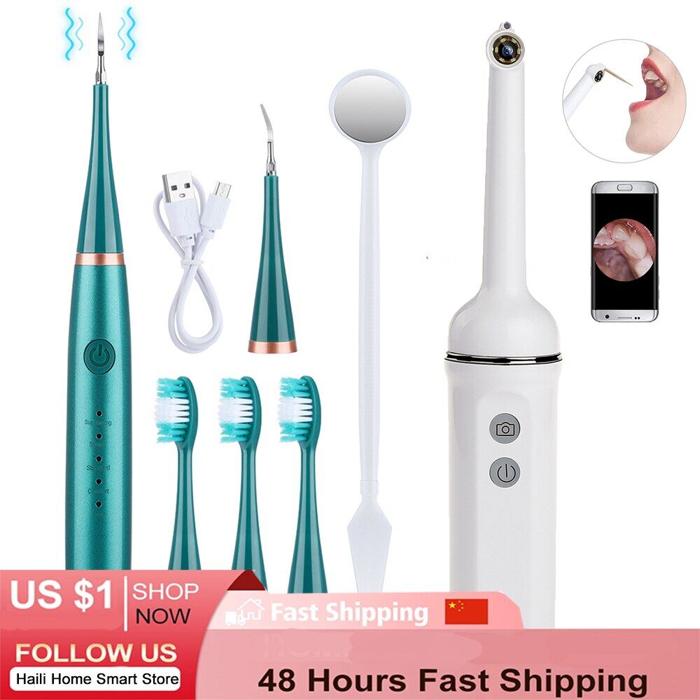 เครื่องขูดฟันUltrasonic Dental Scaler Oral Dental Camera For Teeth ...