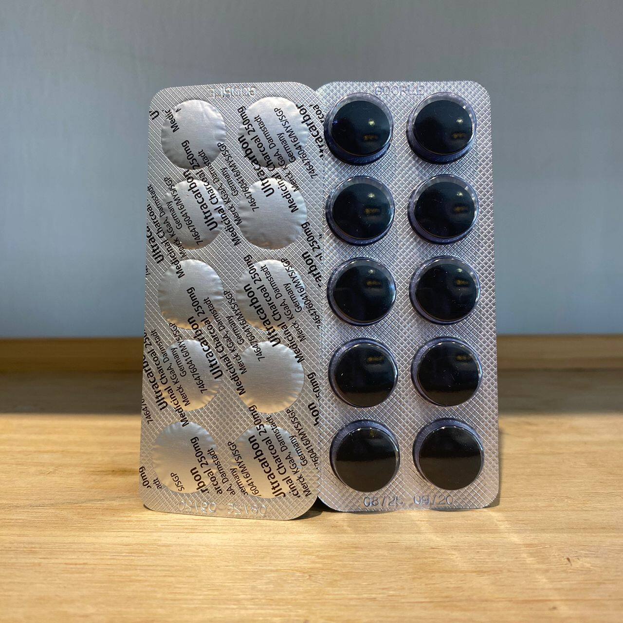 Ultracarbon 250mg Tablet Arang Charcoal 10 biji Per Strip | Lazada