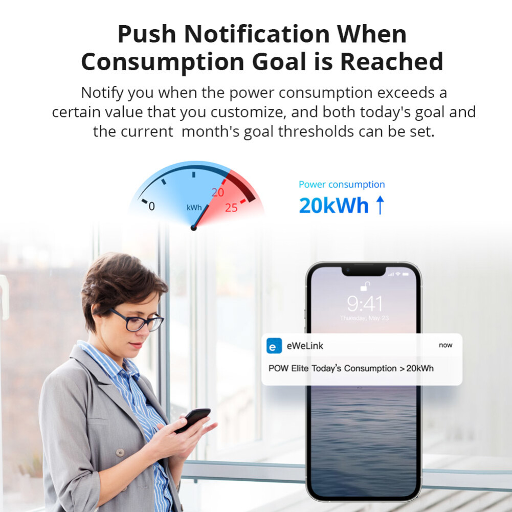 【Kittool】SONOFF POW Elite Power Detection การปรับเปลี่ยนชิ้นส่วน WIFI Smart Switch POWR320D 20A ...
