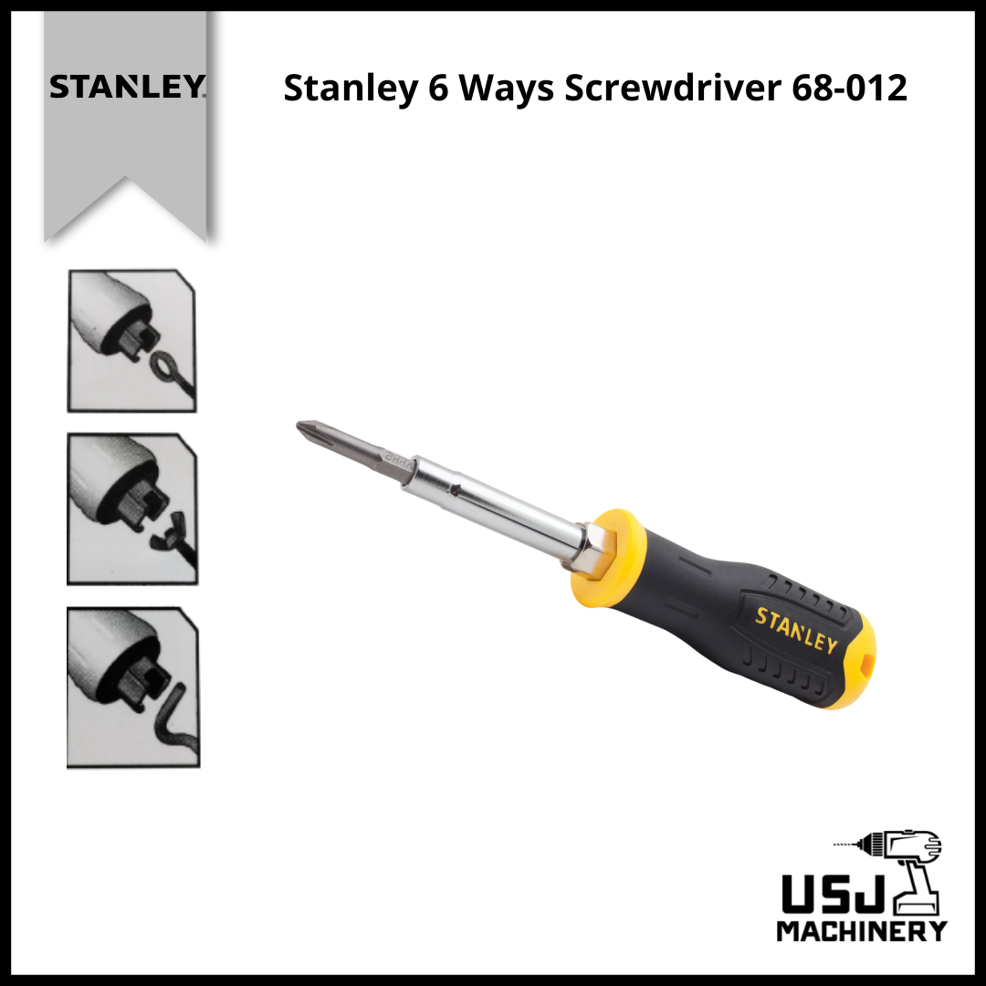 Stanley 6 Ways Screwdriver 68-012 | Lazada