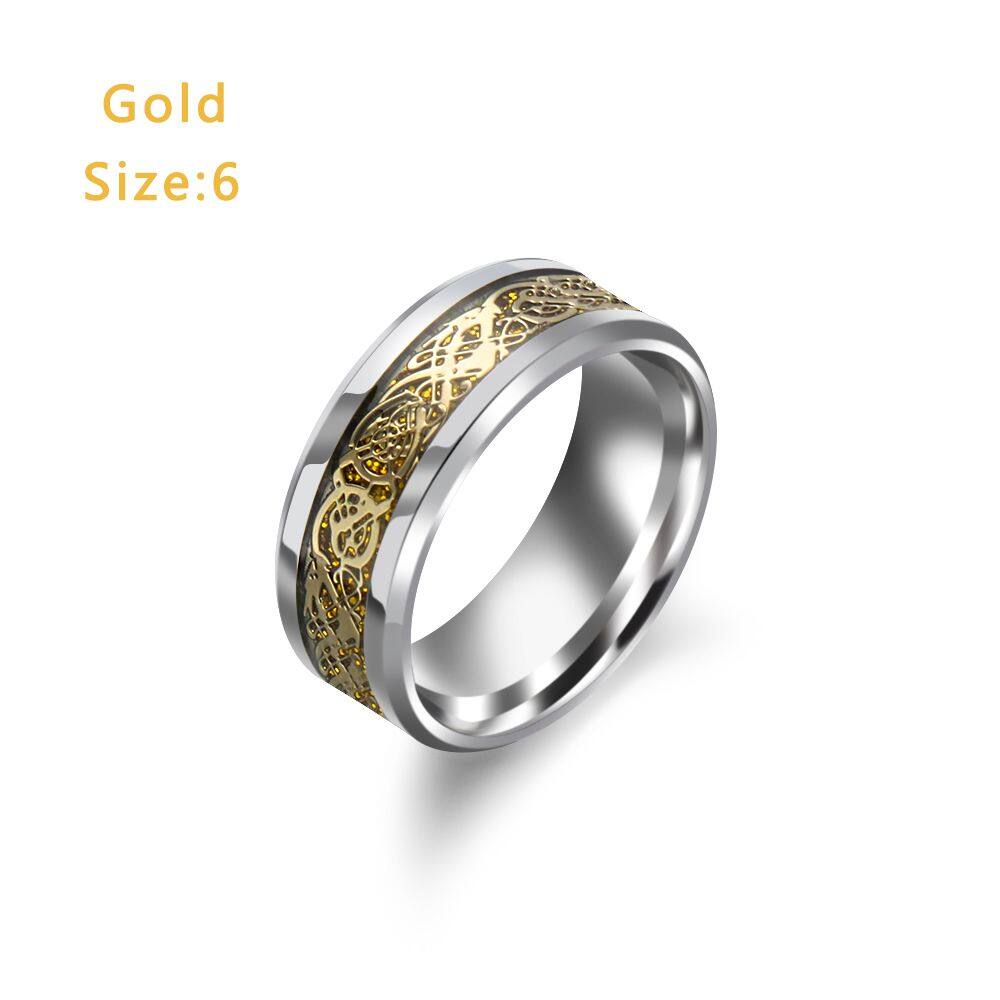 MAXG Hot Size 6-13 Wedding Party Silver Gold Titanium Stainless Steel ...