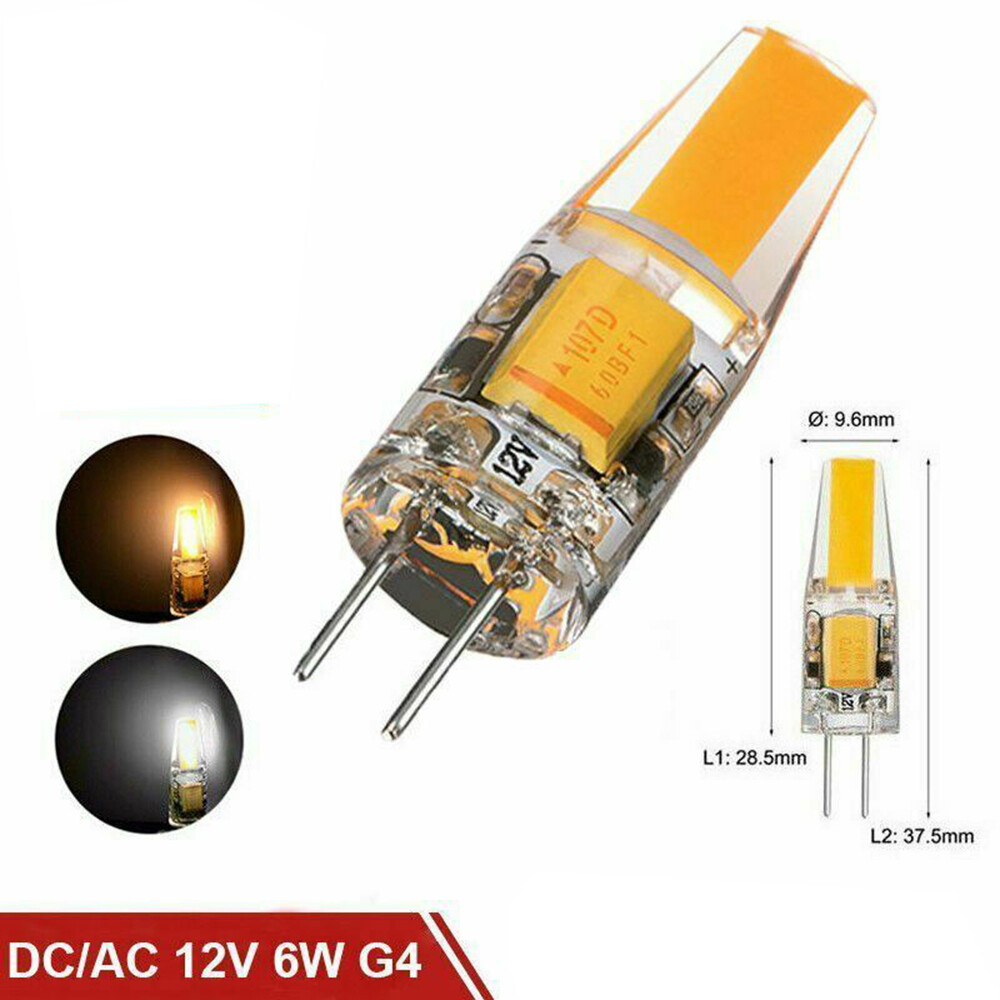 1*12 โวลต์ G4 SMD AC/DC แทนที่นำแสงไฟโคมระย้าโคมไฟหลอดไฟฮาโลเจนสปอตไล ...