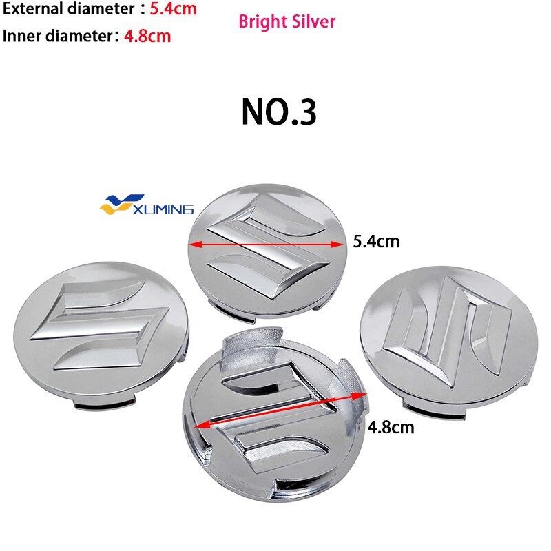 4ชิ้น/เซ็ตศูนย์ล้อรถ Hub Cap Fit ฝาครอบดุมล้อฝาครอบล้อยาง Hub Center ฝา ...