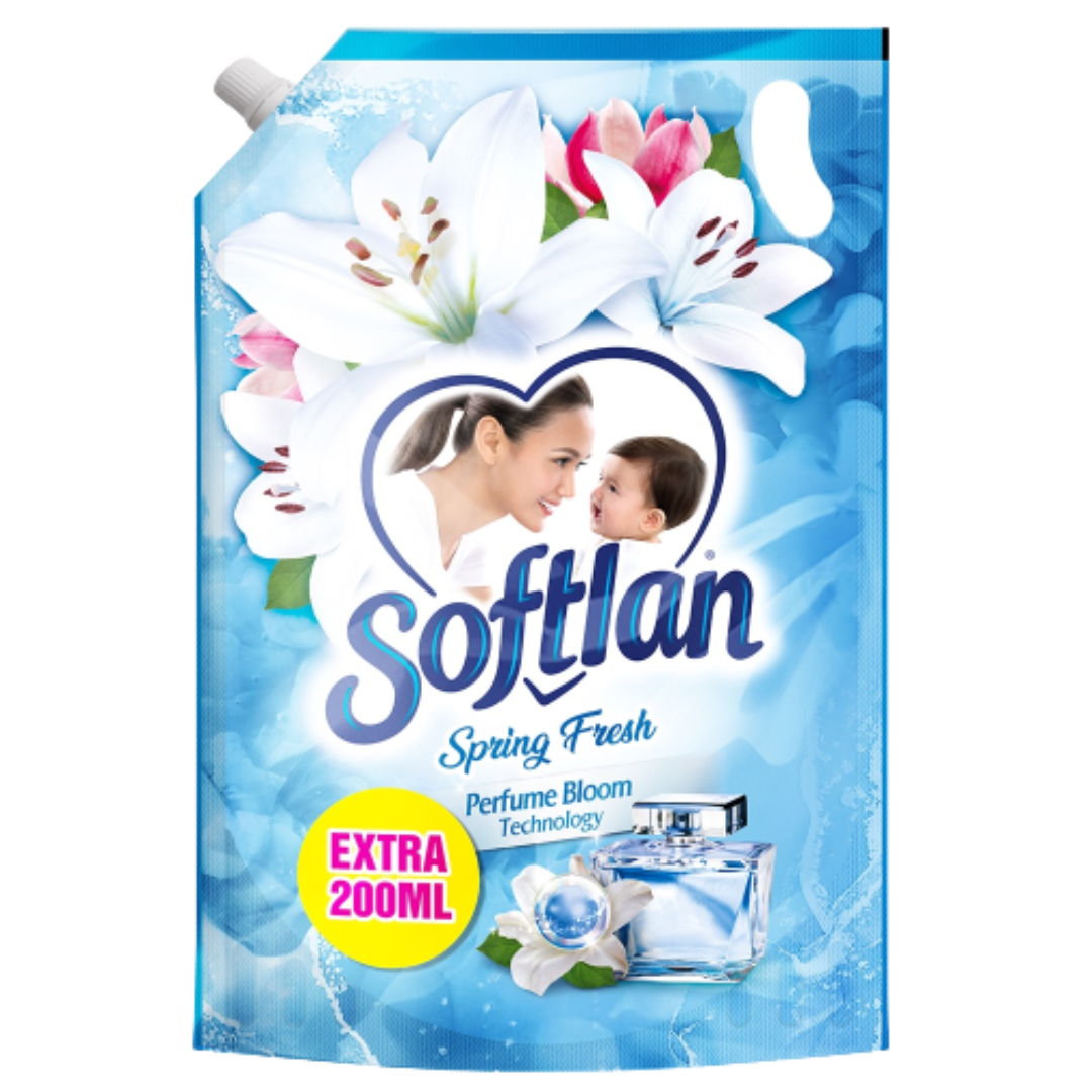 SOFTLAN Spring Fresh 1.6L Refill (BLUE) (Pouch) | Lazada