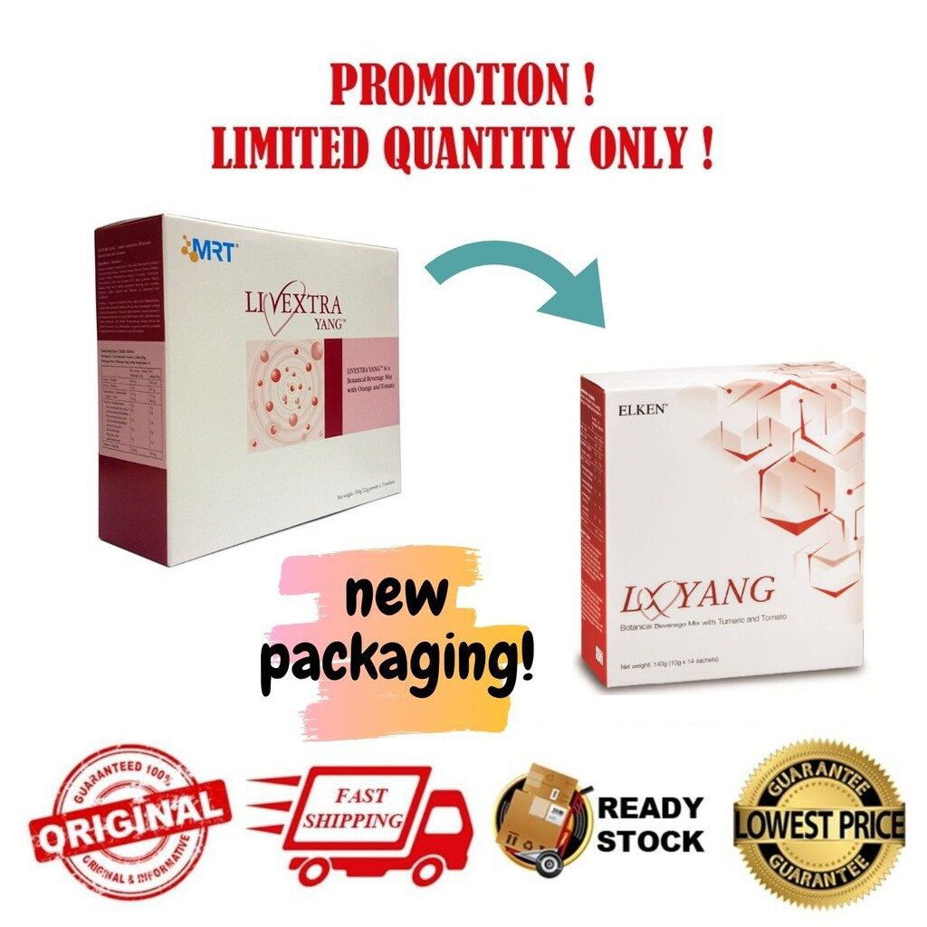 Original! LX Yang / ELKEN LIVEXTRA YANG 28 Sachets (Ready Stock) | Lazada