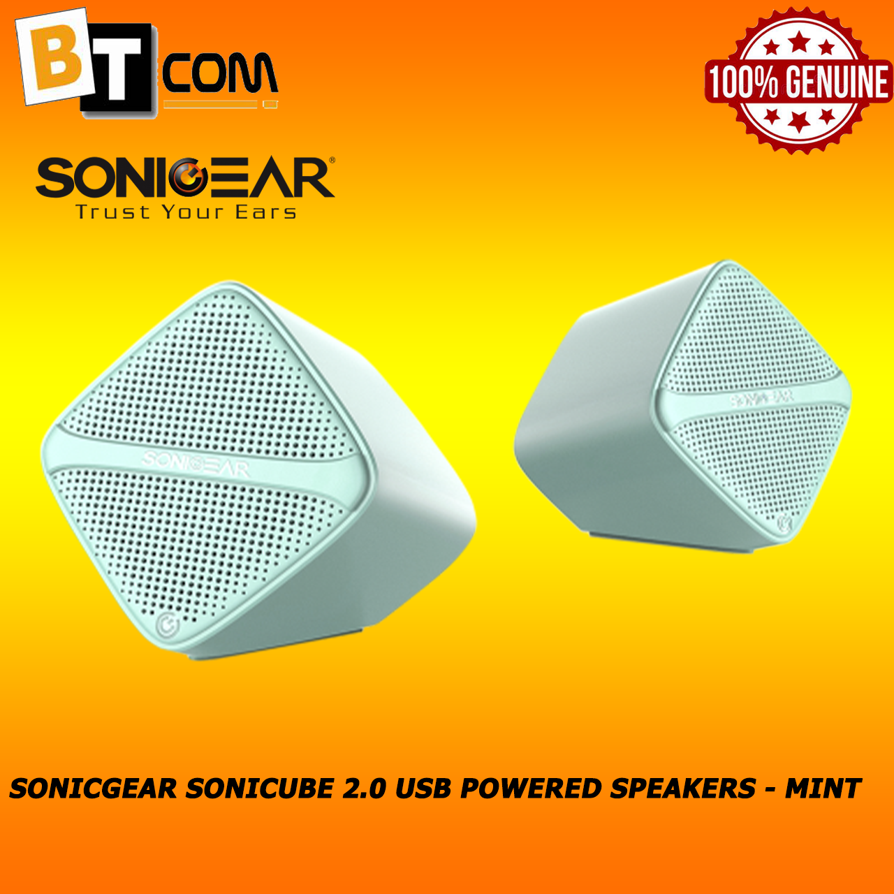SonicGear SONIC CUBE 2.0 USB Powered Speakers | Lazada