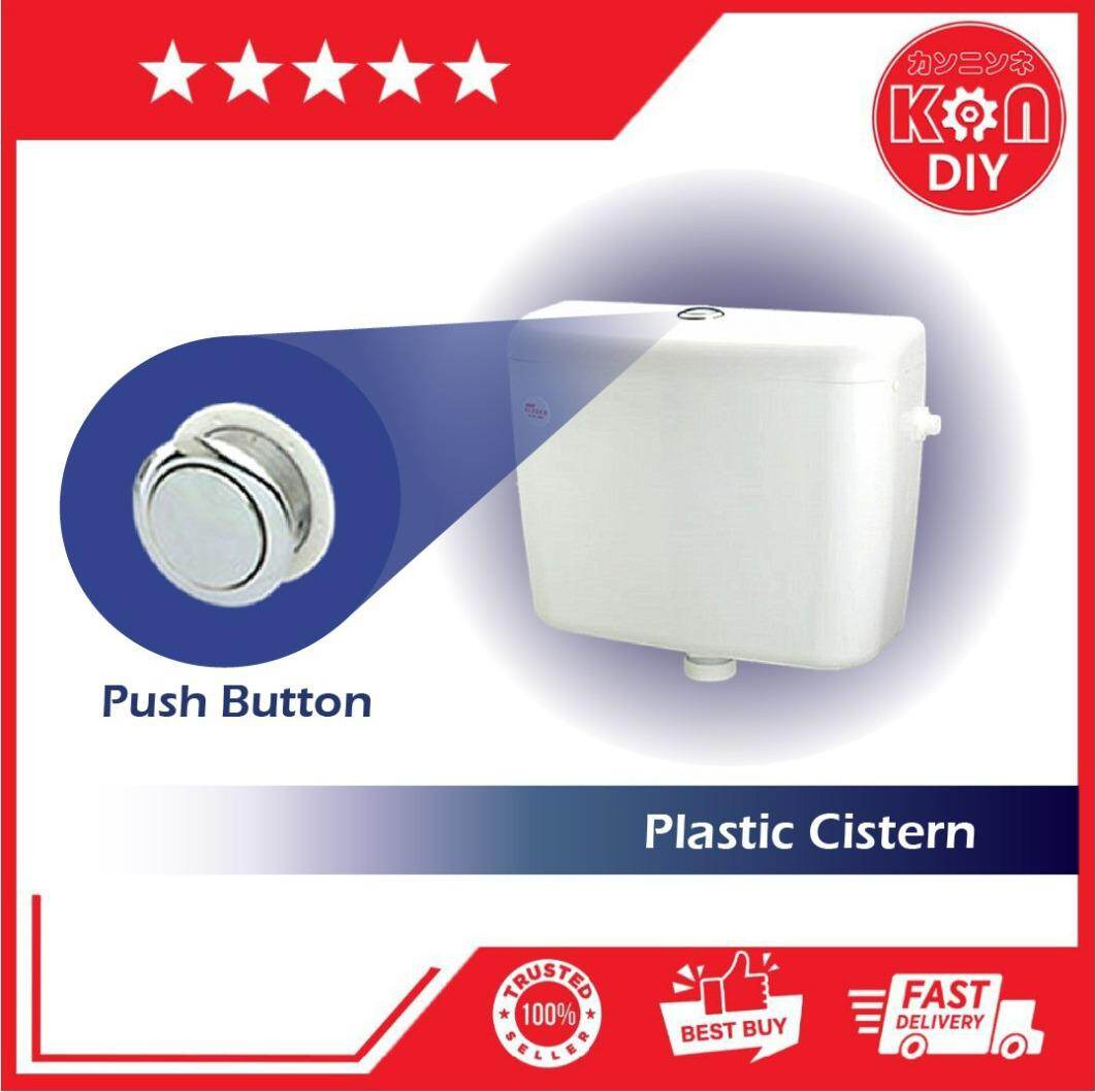 Techplas *PUSH BUTTON* Single Flush Down Push Button LOW LEVEL Plastic ...