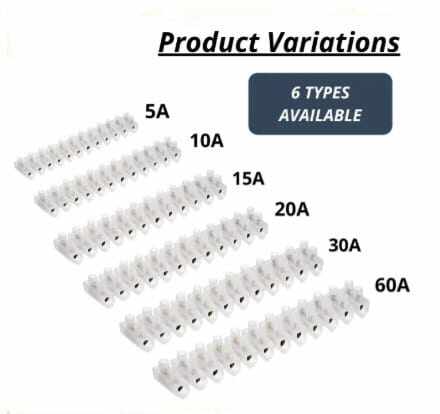 5A 10A 15A 20A 30A 60A PVC Wire Cable connector connecter Terminal ...