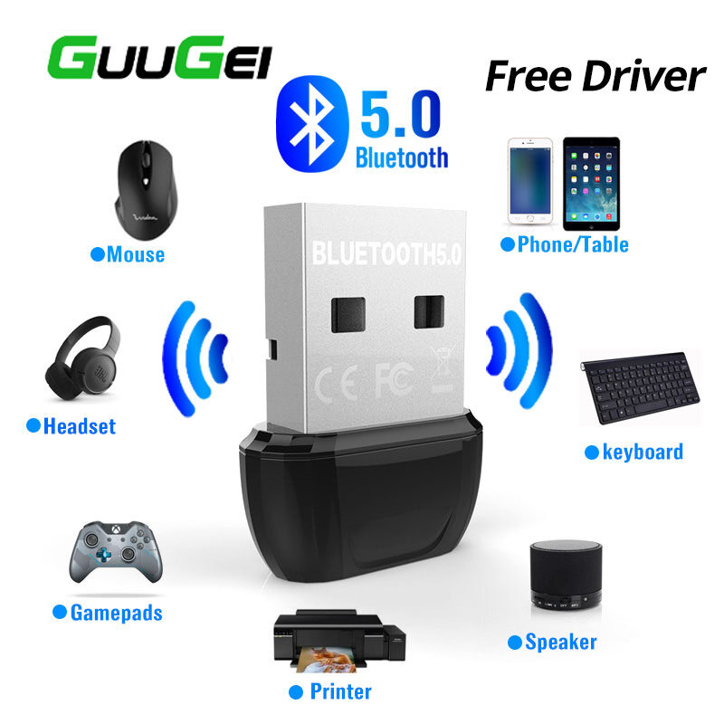 GUUGEI 5.0 Usb Bluetooth Adapter เครื่องส่งสัญญาณบลูทูธ Usb Doogle ...