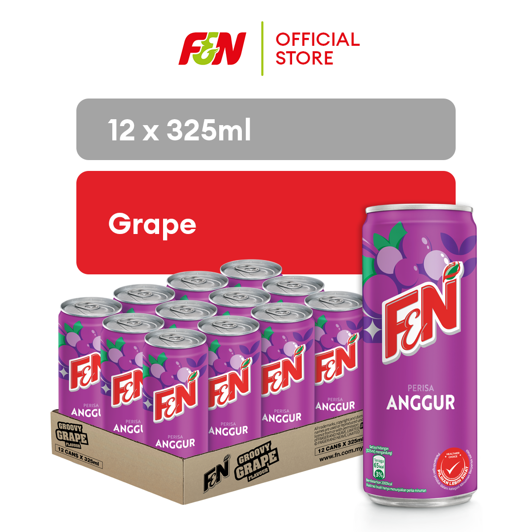 F&N Grape 325ML X 12 | Lazada