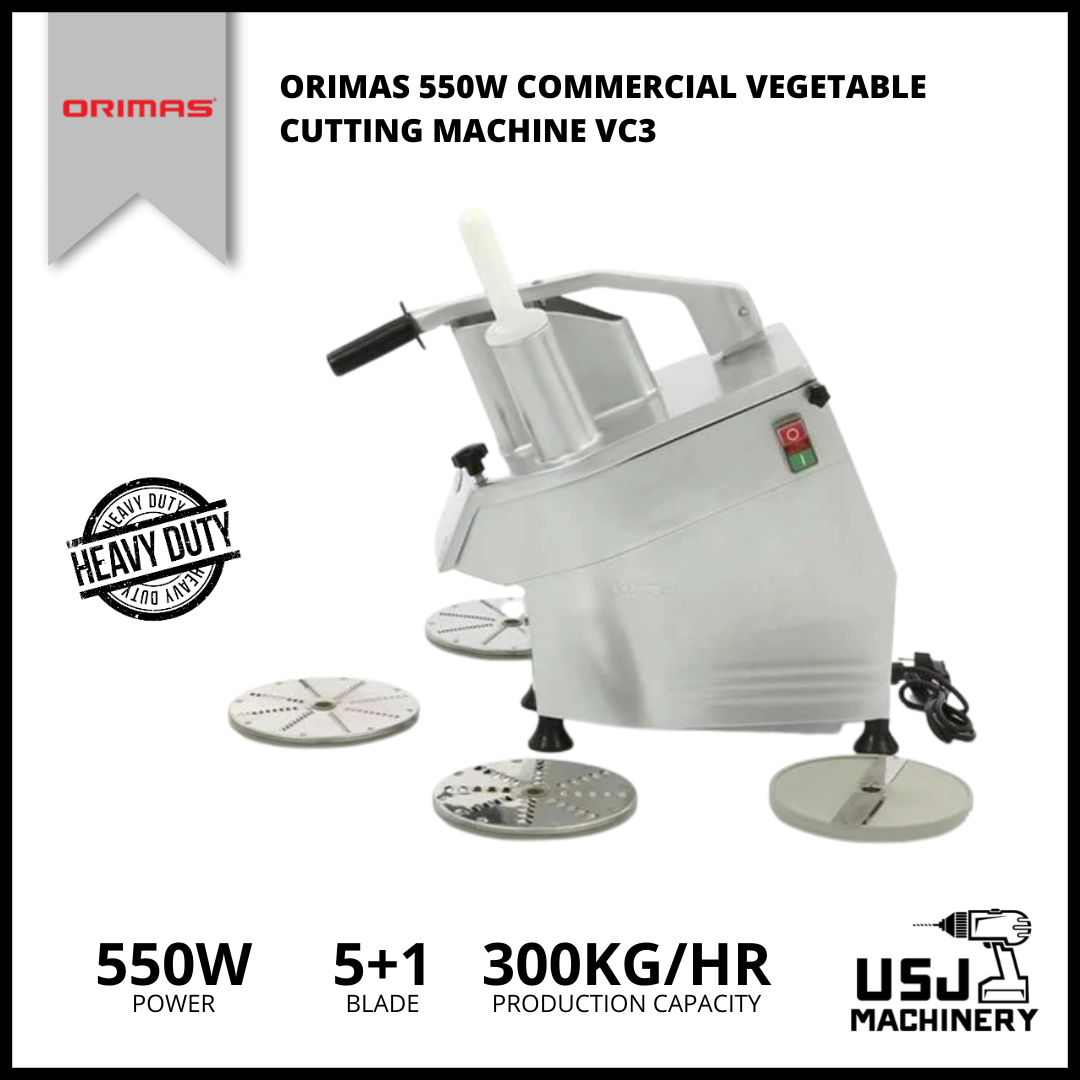 ORIMAS 550W Commercial Vegetable Cutting Machine VC3 | 6 Months ...