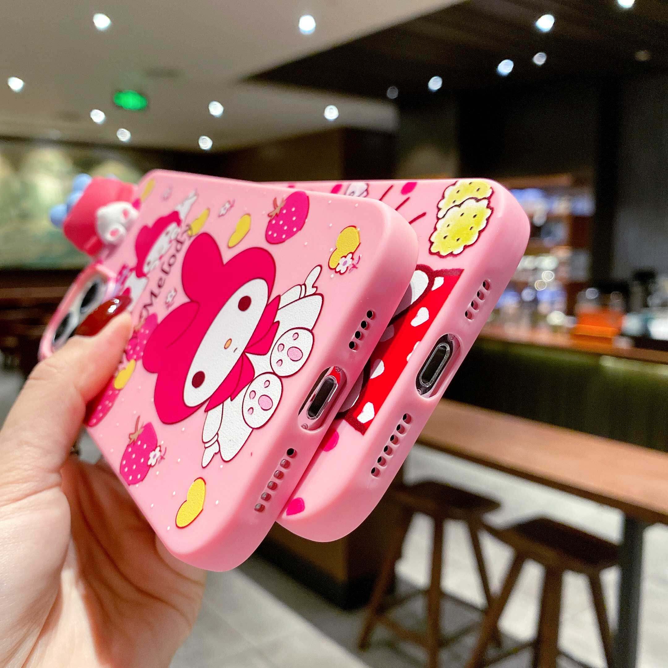 น่ารักการ์ตูน Melody Hello Kitty Pop 3D ตุ๊กตาเคสโทรศัพท์สำหรับ OPPO A7 ...