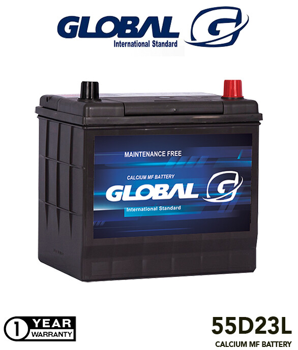 (AMBIL SENDIRI DI KILANG) BATERI KERETA GLOBAL 55D23L MF BATTERY For ...