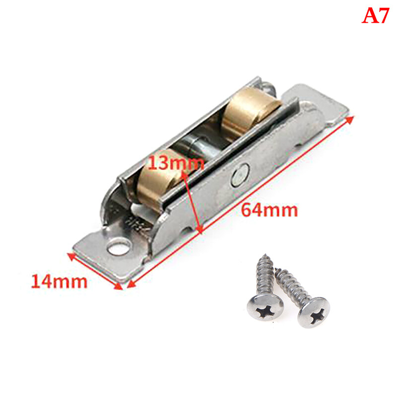 Shyli ลูกกลิ้งล้อเลื่อนหนักใบ้ลูกปืนสำหรับเลื่อนประตูบานเลื่อนเหล็ก ...