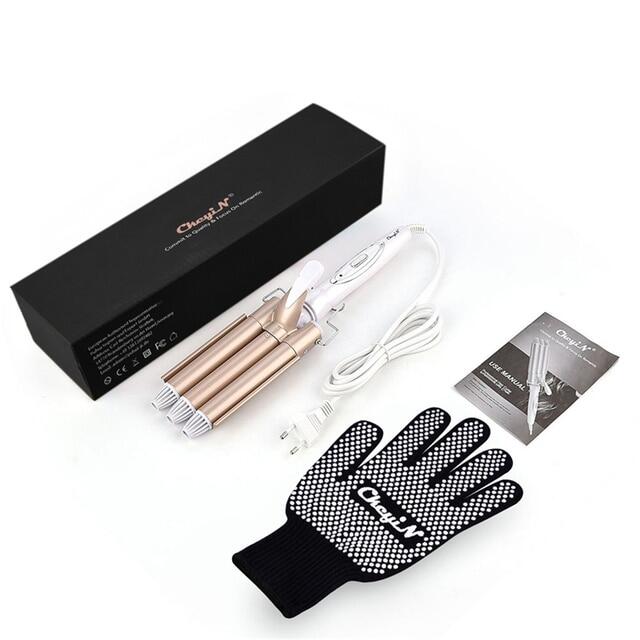 Ckeyin 5 Barrels Joint Big Hair Wave Waver Nano Titanium Ceramic Curler ...