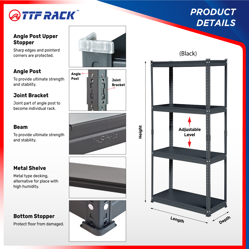 CLEARANCE SALE - TTF Rack™️ INSTYLE RACK Metal Rack/ 2in1 Storage Rack ...