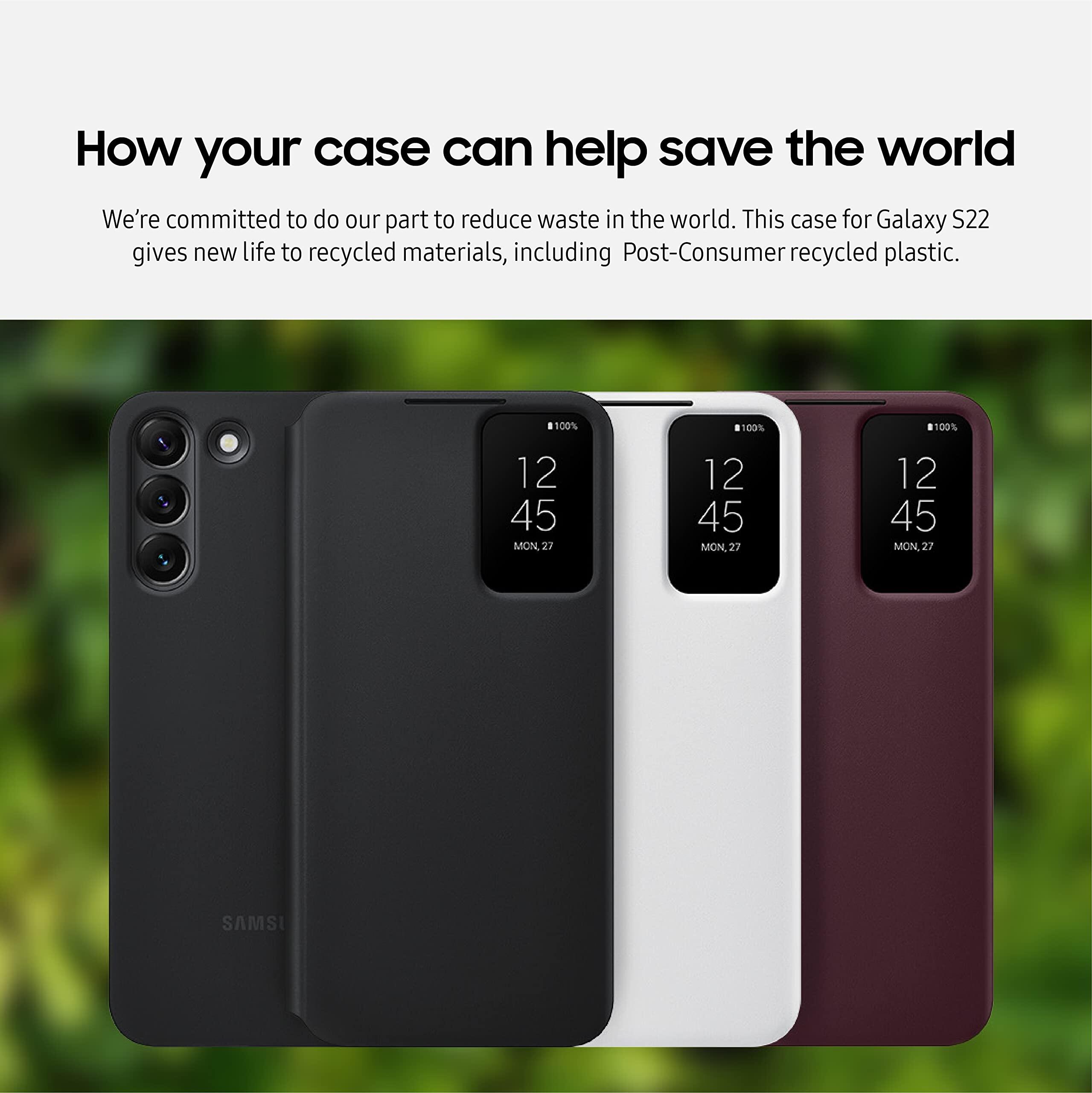 เคส Samsung Samsung S22อัลตร้าสมาร์ทวิวแบบฝาพับสำหรับ Samsung Galaxy ...