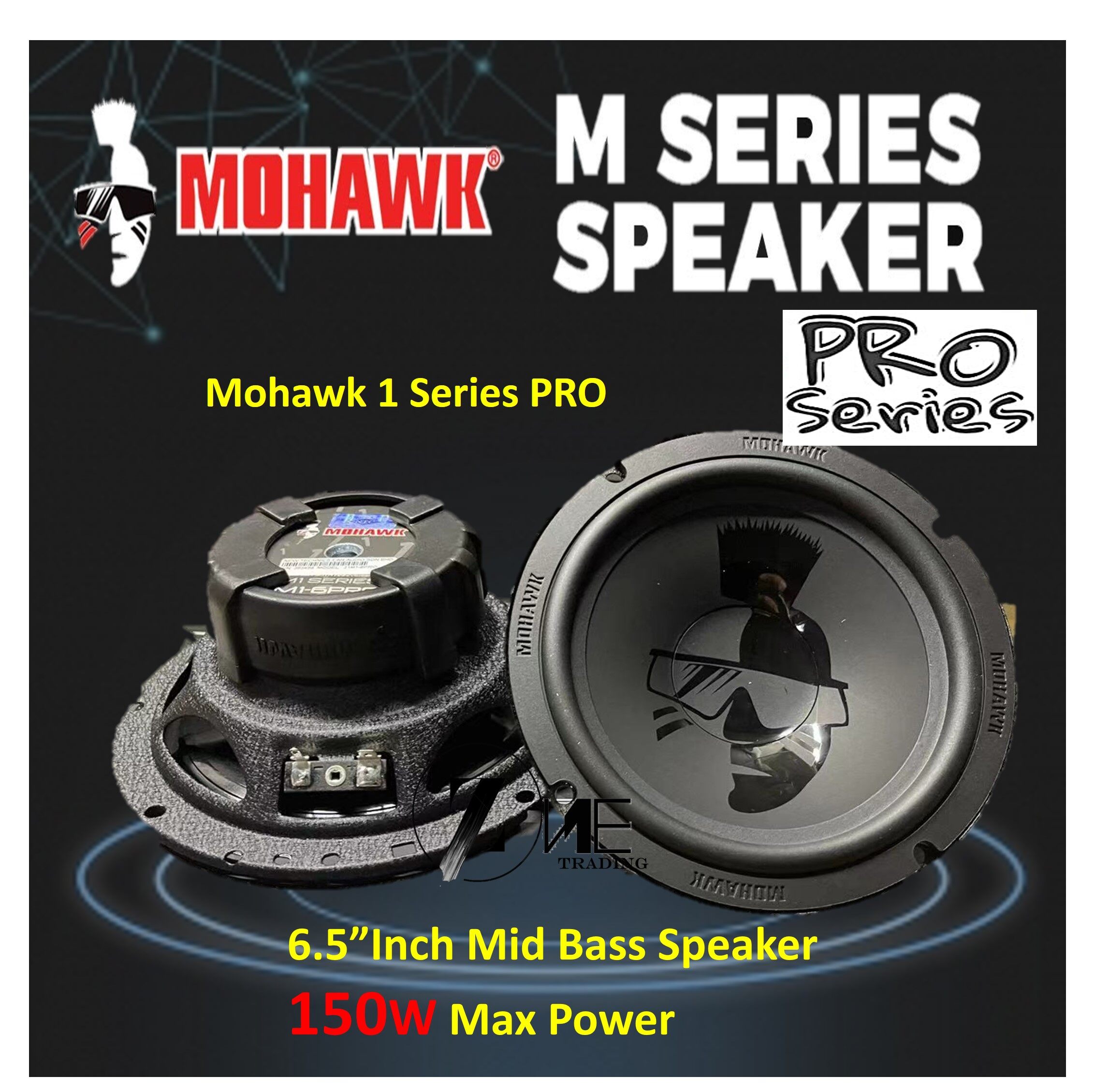 Mohawk M1 PRO Series 6.5"Inch 2-Way Coaxial Speaker (M1-625PRO) | Lazada